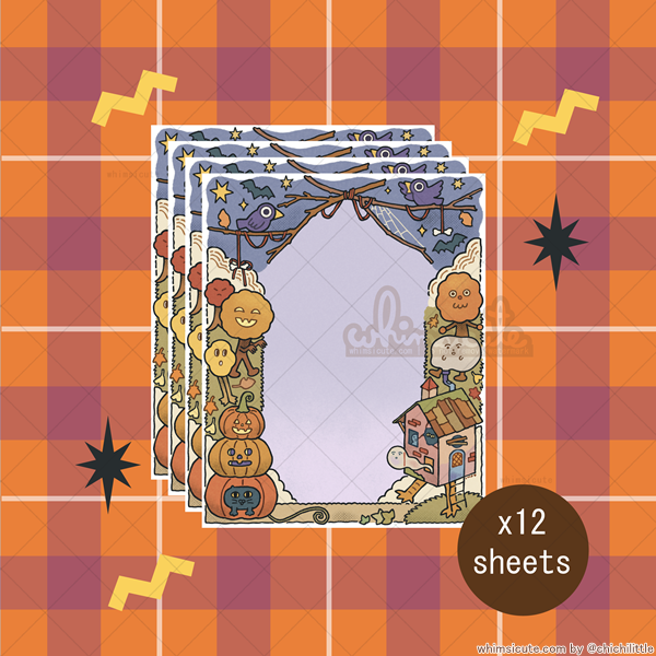Spooky Fall Loose Notes - 12 sheets – Whimsicute