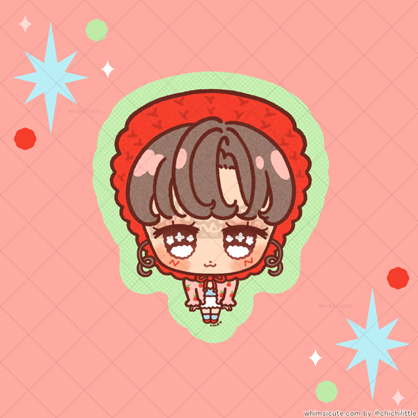 Headpat fisheye - Vinyl Sticker – Whimsicute