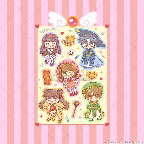 Cardcaptor Sakura Sticker Sheet – Whimsicute