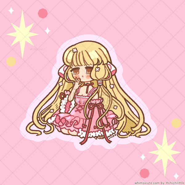 Chobits Chii - Vinyl Sticker – Whimsicute