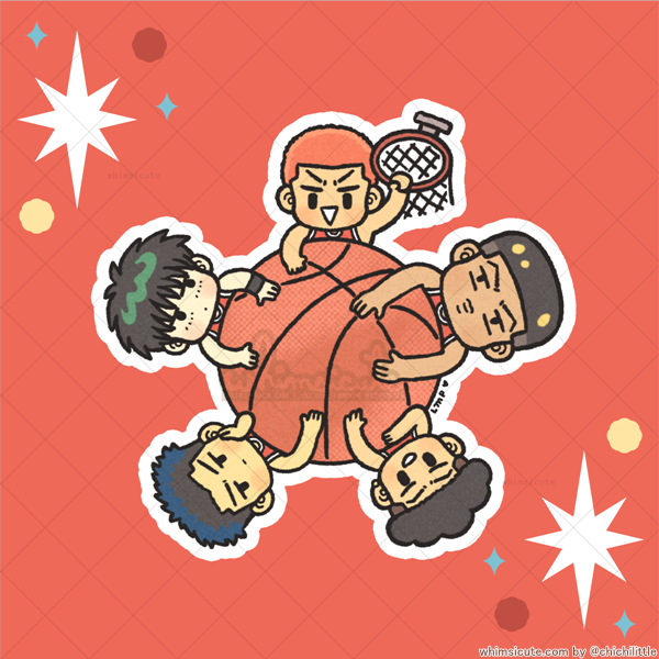Slam Dunk - Vinyl Sticker – Whimsicute